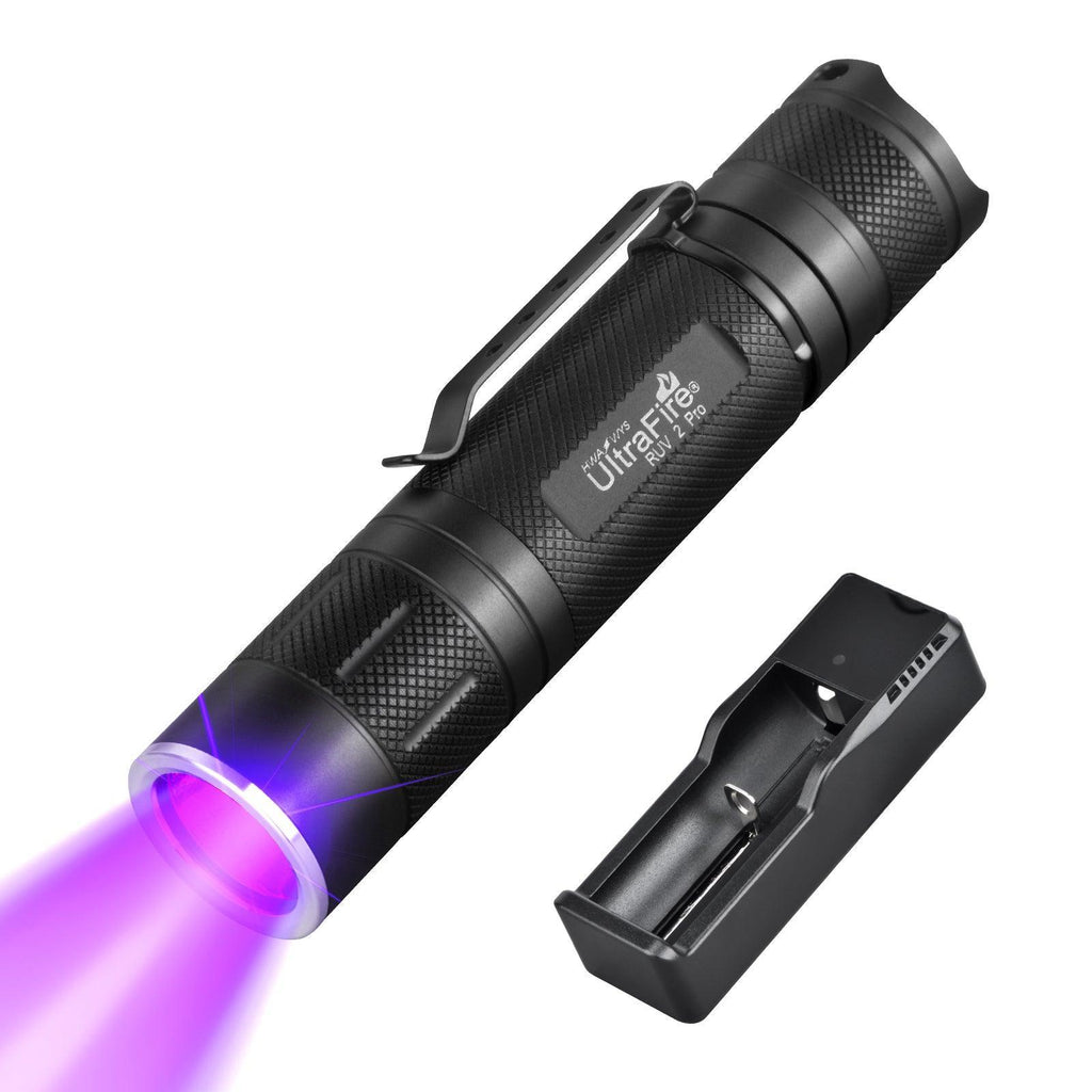 UltraFire UV Flashlight - Powerful Ultraviolet Light [USA]