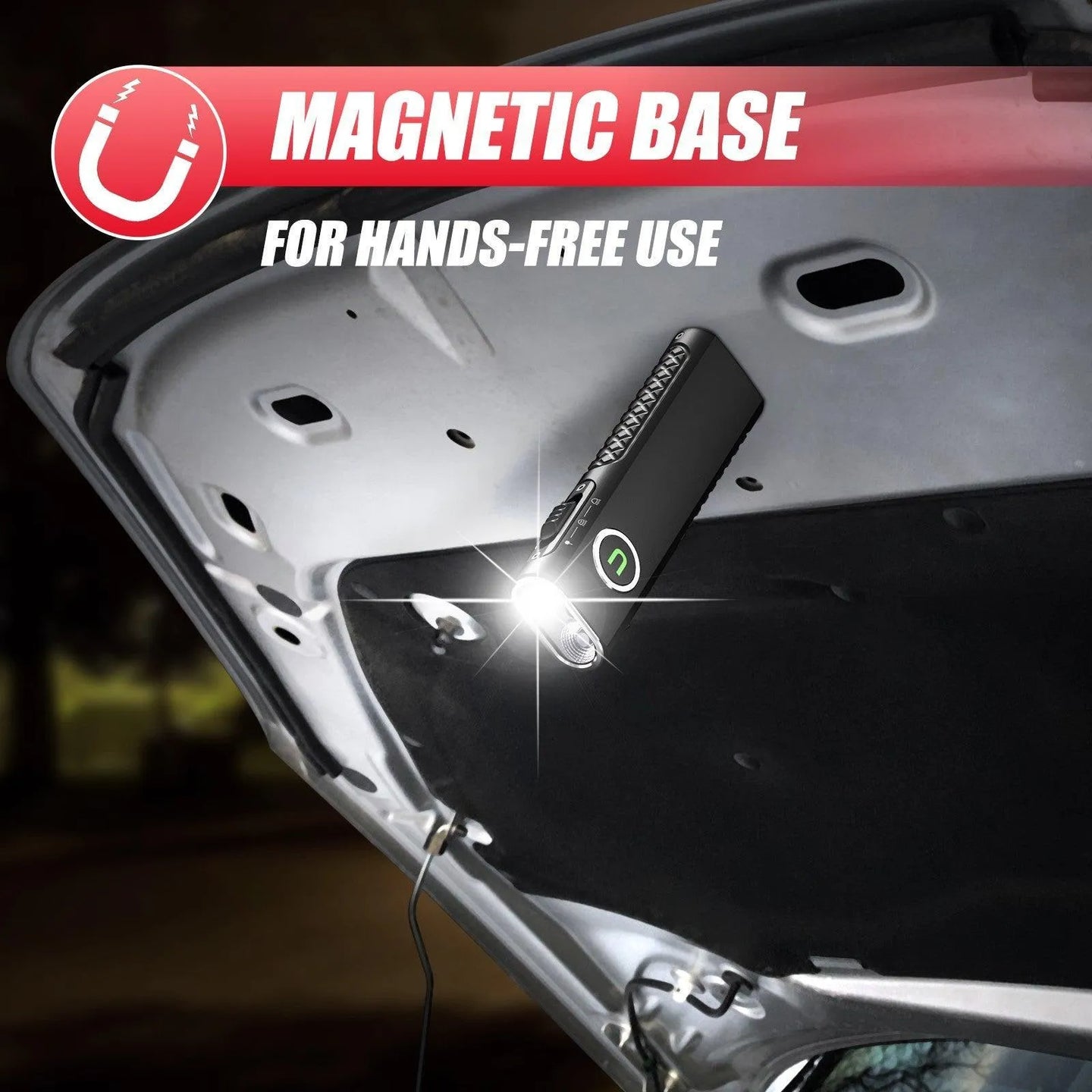 UltraFire S3 EDC Flat Pocket Flashlight - 1200LM | 365nm | Red Laser