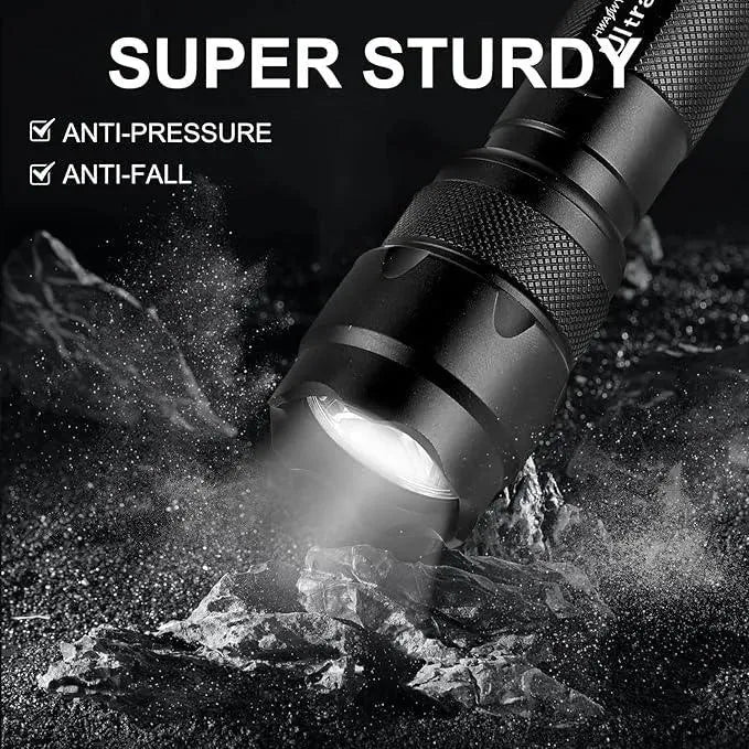 UltraFire WF-502B Tactical Flashlight with Holster | 1000LM Police ...