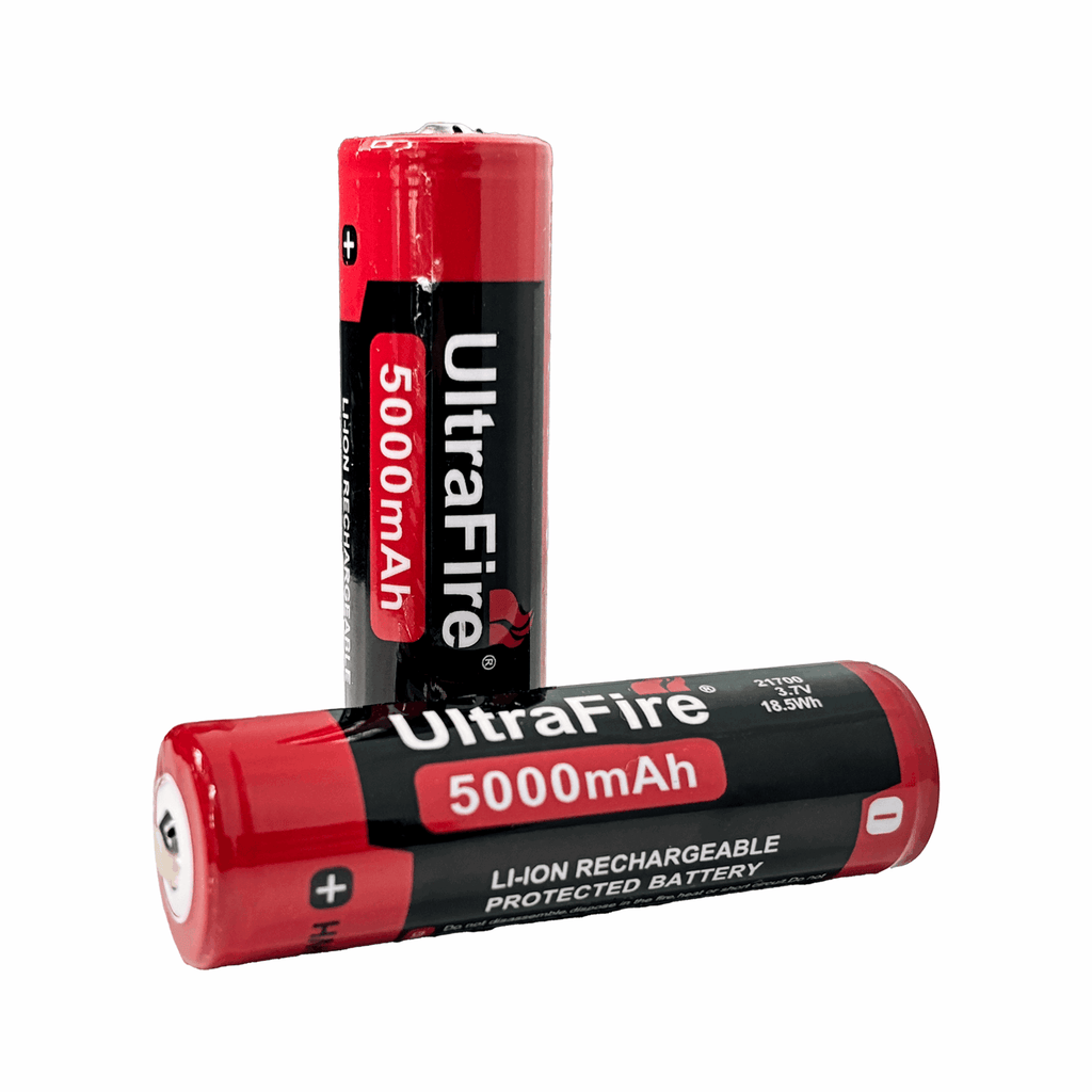UltraFire 21700 | 5000mAh 1000+ Cycles Li-ion Battery - CE/FCC ...