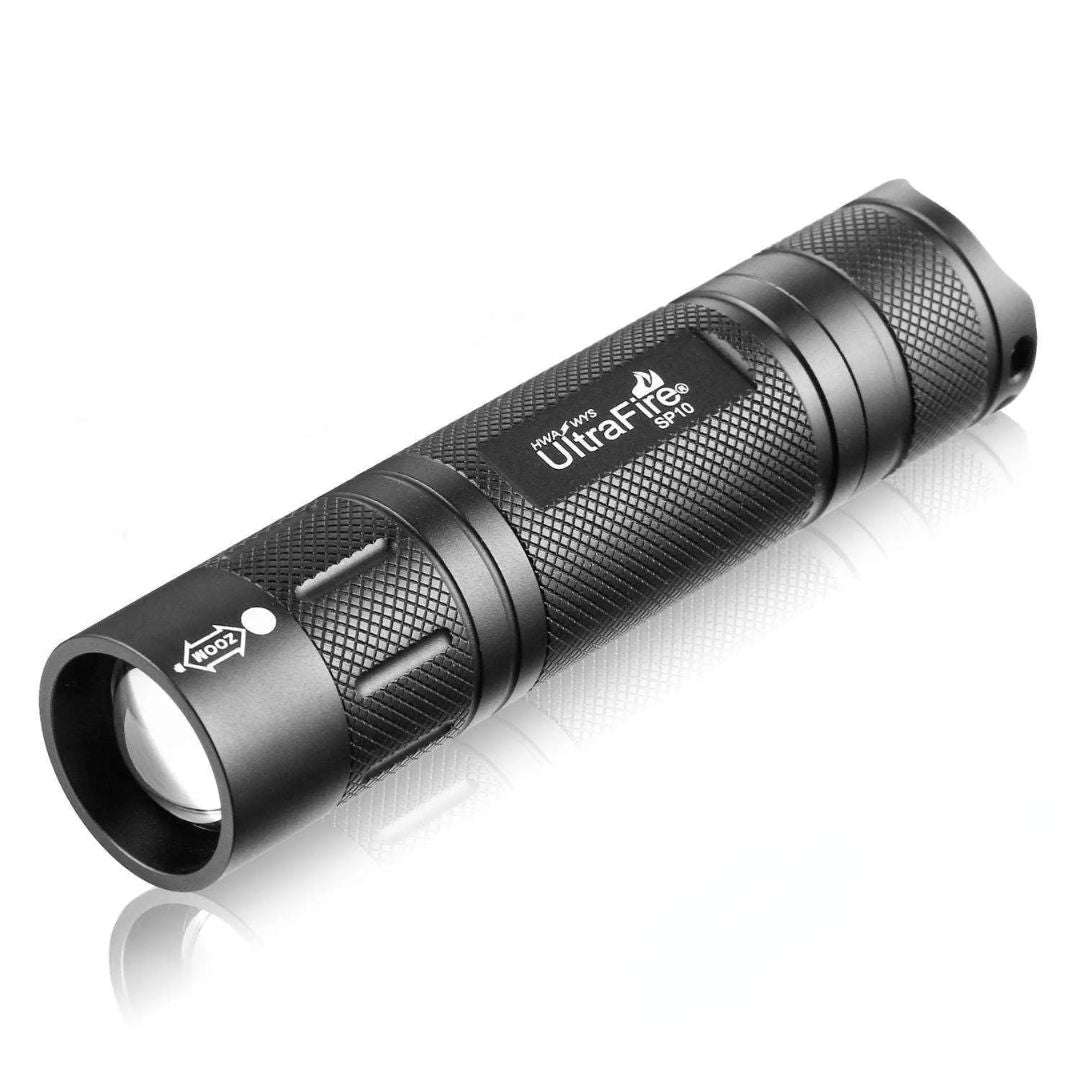 UltraFire 18650 Flashlight - High-Performance Tactical Light [USA]