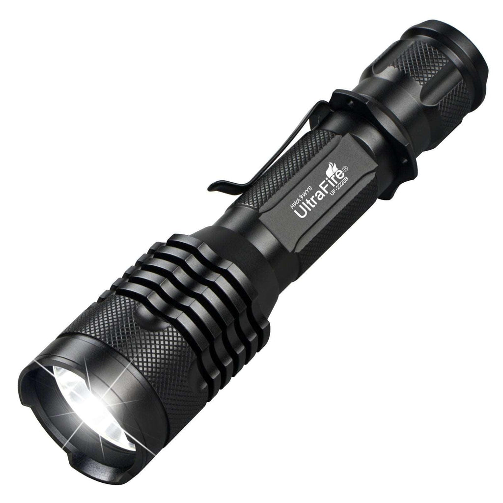 UltraFire UF-2220B Tactical LED Flashlight | 1200LM Police Security ...