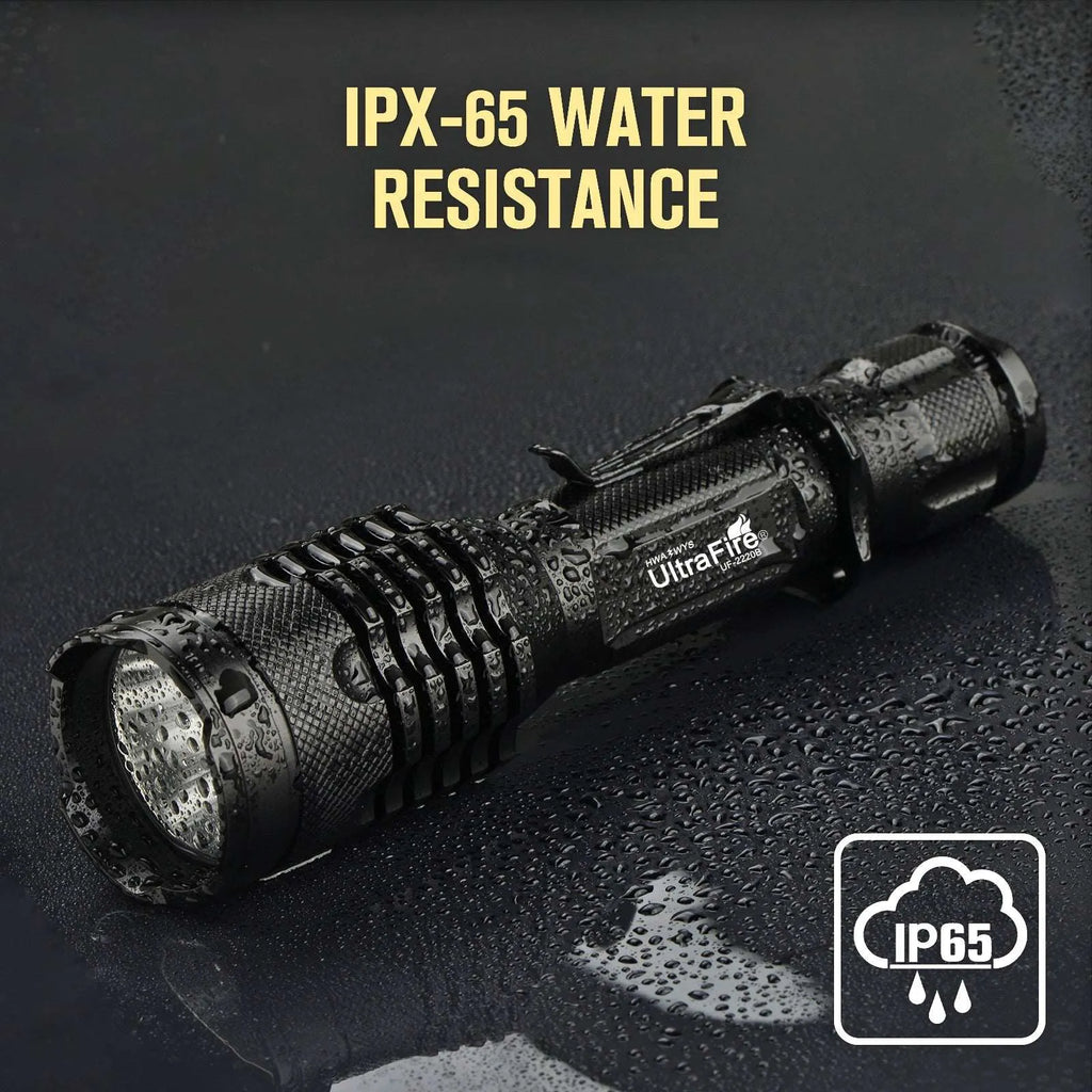 UltraFire UF-2220B Tactical LED Flashlight | 1200LM Police Security ...