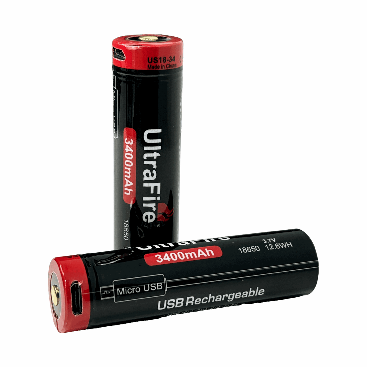 UltraFire 18650 | 3000mAh Protected Battery - Real Capacity & 3.6A ...