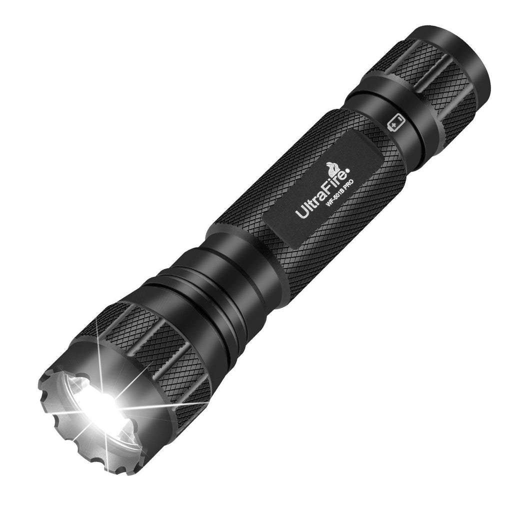 UltraFire 18650 Flashlight - High-Performance Tactical Light [USA]