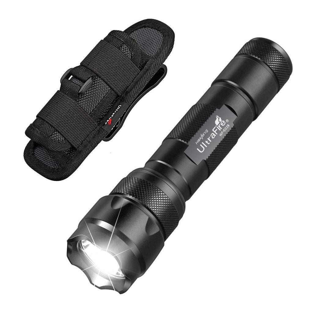 UltraFire WF-502B Tactical Flashlight With Holster