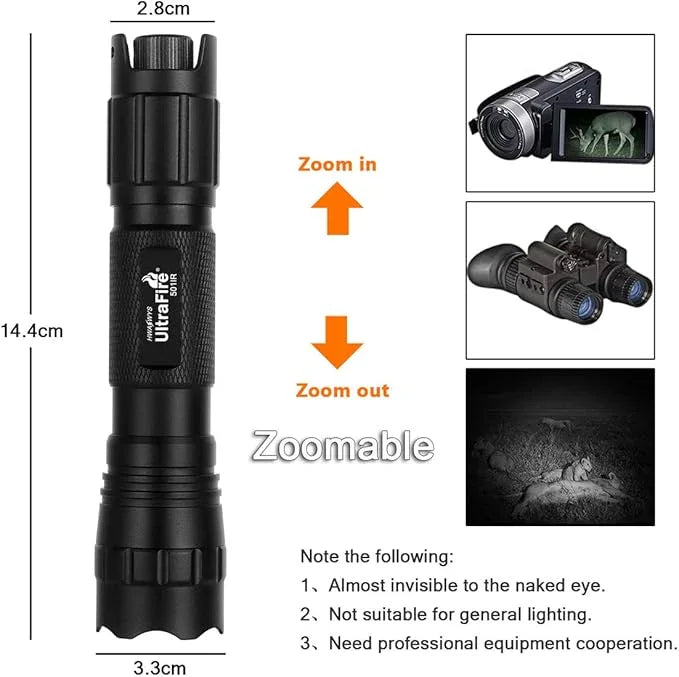 UltraFire® 501-IR Infrared Flashlight