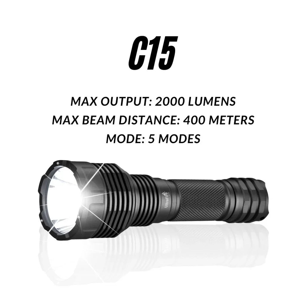 UltraFire® Police Security Flashlight Collection