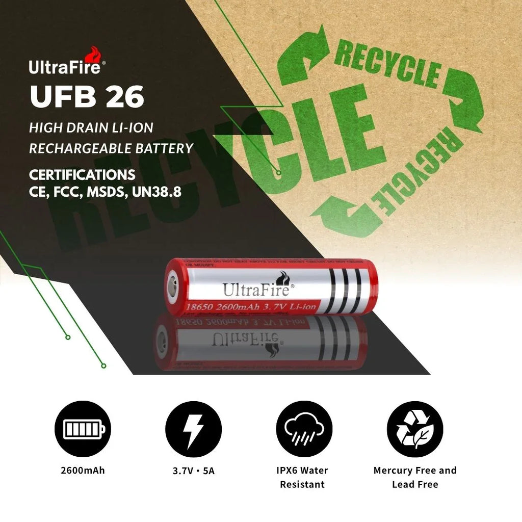 UltraFire® 18650 Battery Collection