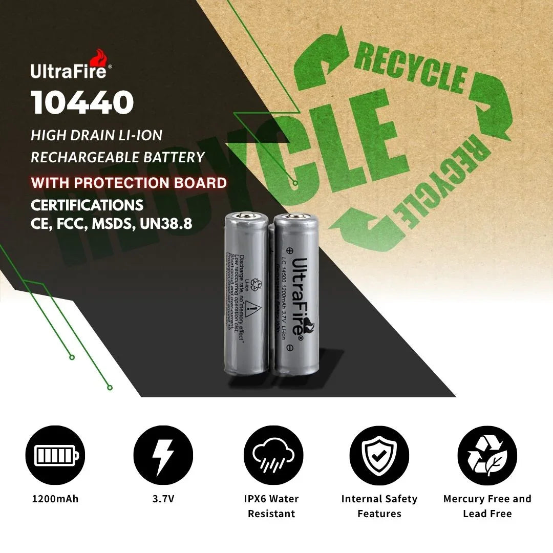 UltraFire® Rechargeable Battery Collection