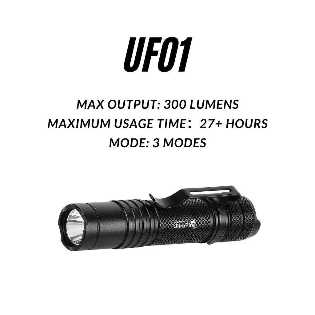 UltraFire LED Flashlights | Police & Hunting Lights (UV, IPX8, Compact ...