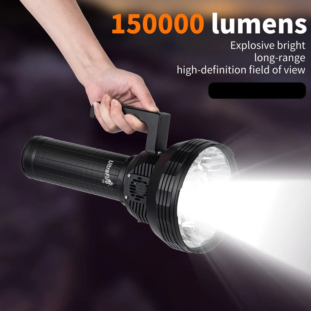 UltraFire Worlds Brightest LED Flashlight V8 Apollo 60,000 Lumens Heavy ...